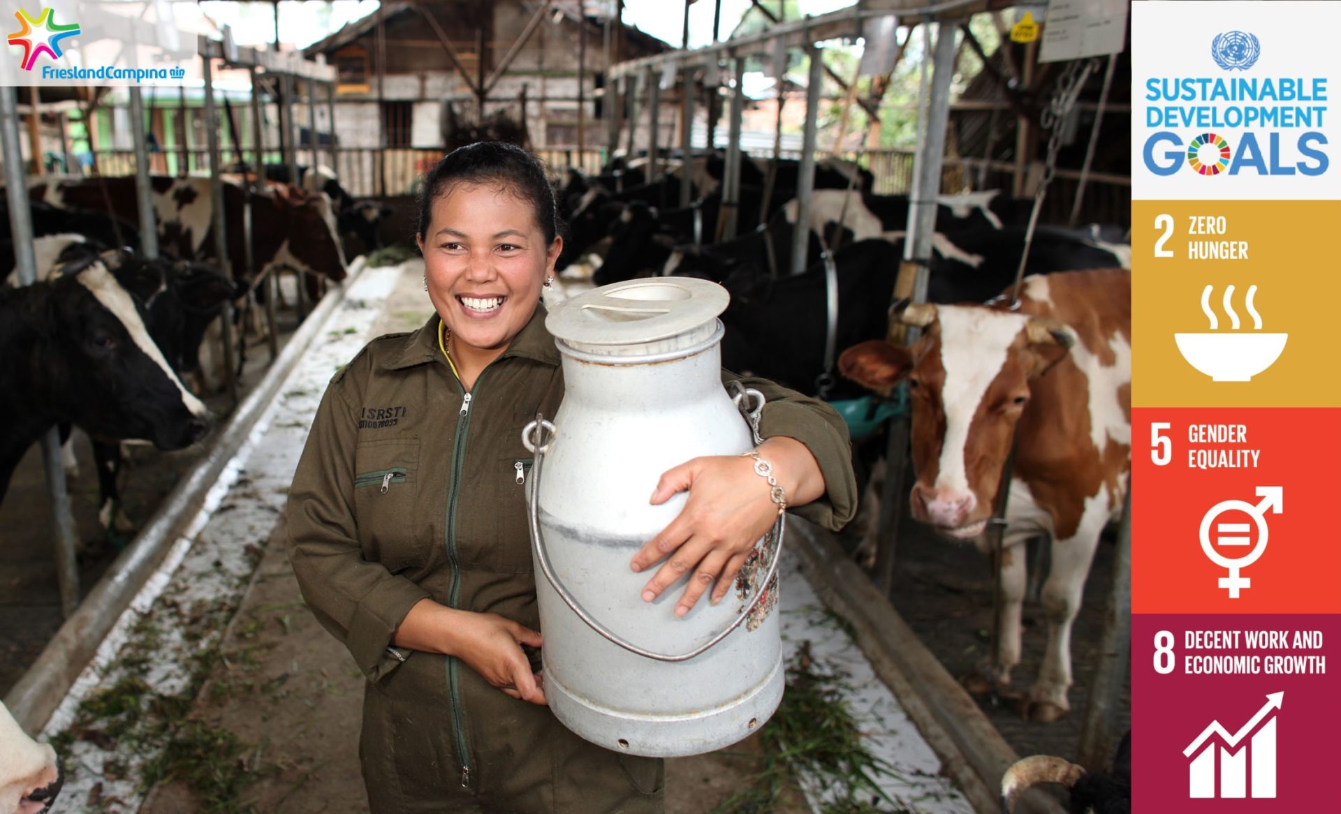 Empower female dairy farmers through the Dairy Development Programme